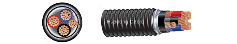 1KV/5KV Teck 90 Cable -1,3 Core XLPE/EPR/PVC Insulated MC Power Cable - HUADONG CABLE GROUP
