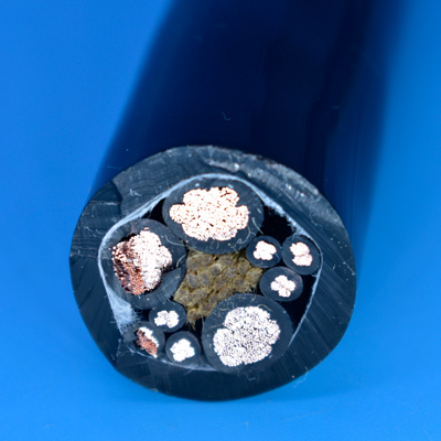 High Felxible PUR Sheath Screened Spreader Control Cable for Crane ...